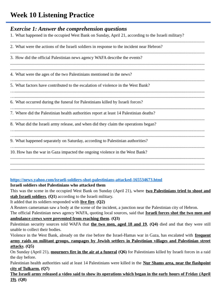 Week 10 Practice | PDF | Chocolate | Electronic Waste