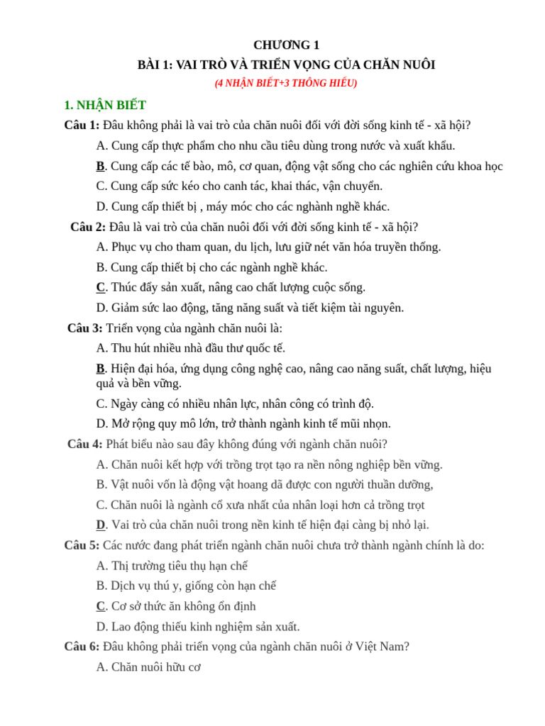 BỘ CÂU HỎI KIỂM TRA MÔN CN11 (KNTT) LINH NVH | PDF