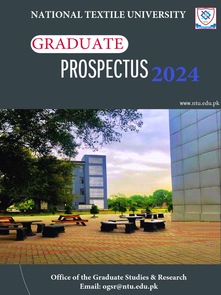 Graduate Prospectus - Fall - 2024 | PDF | Libraries | Textiles
