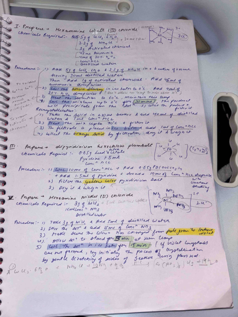 Chem Practical | PDF