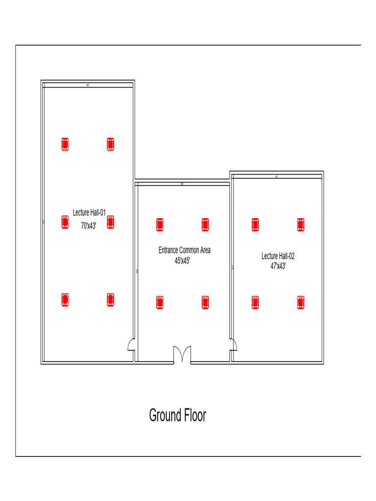 Lecture Hall Dimensions and Layout | PDF