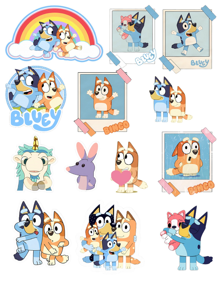 Sticker Bluey | PDF