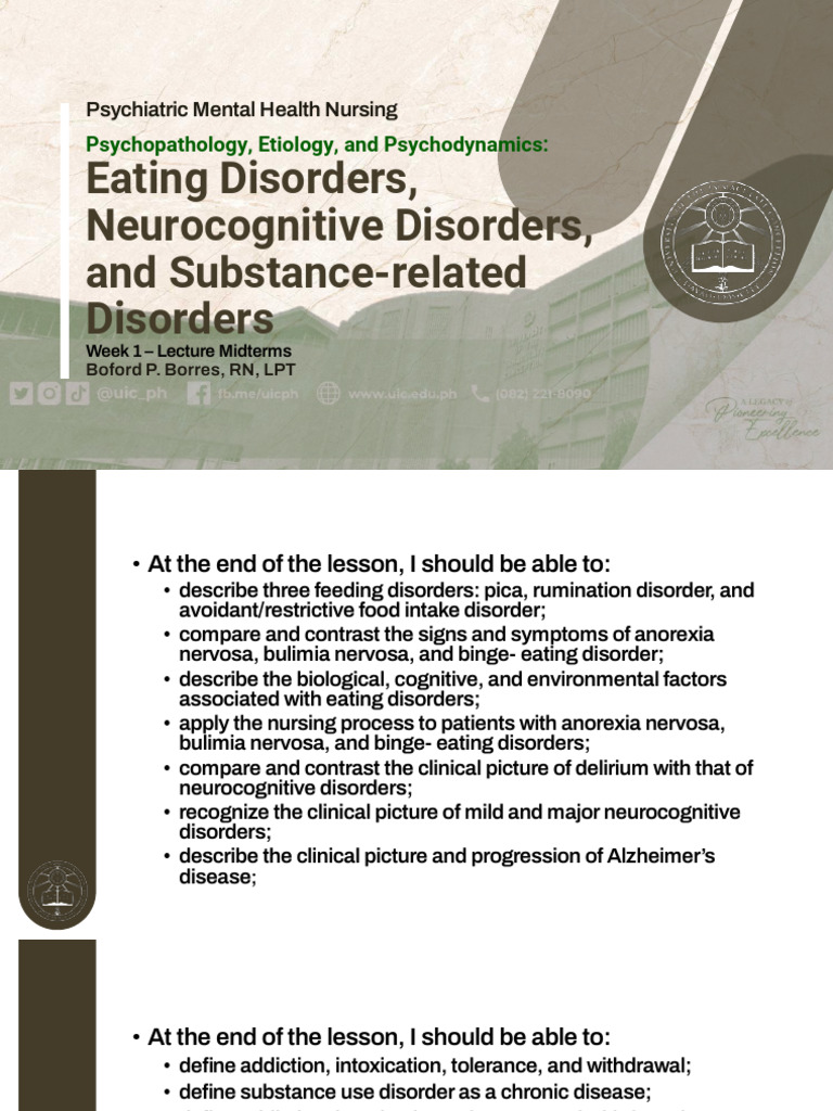 Understanding Eating and Neurocognitive Disorders | PDF | Eating ...