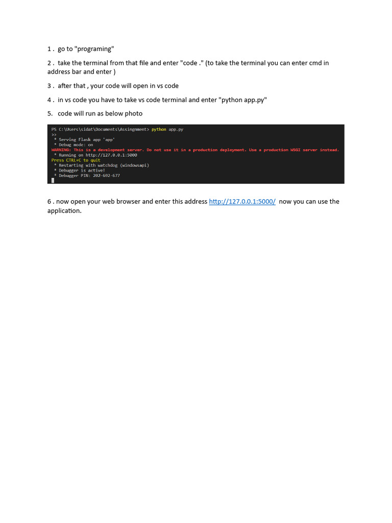 How To Run The Code | PDF