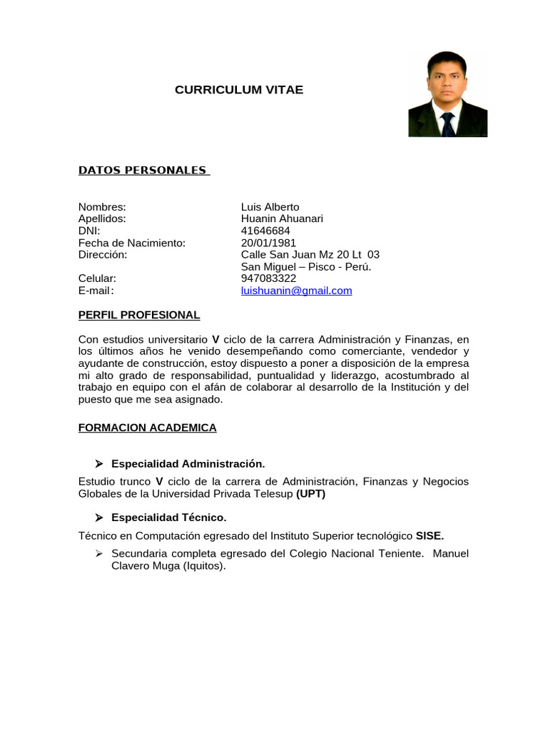 CURRICULUM VITAE | PDF