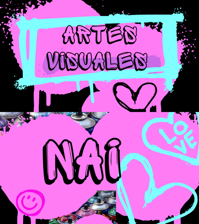 Visual Arts Graffiti Art Activity Presentation in Black Blue Purple ...