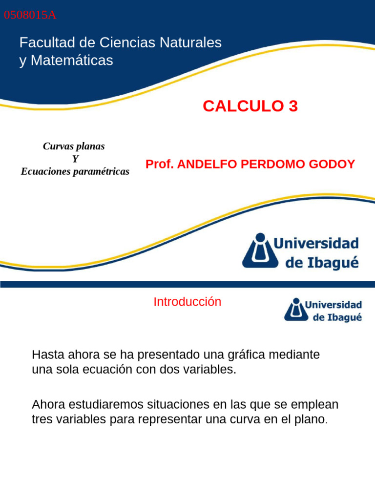 Curvas Planas y Ecuaciones Paramétricas | PDF | Ecuaciones | Curva