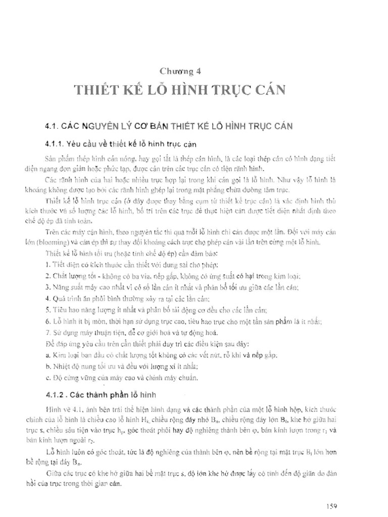 Giao Trinh Cong Nghe Va Thiet Bi Can Thep Hinh Phan 2 Dao Minh Ngung 982799 | PDF