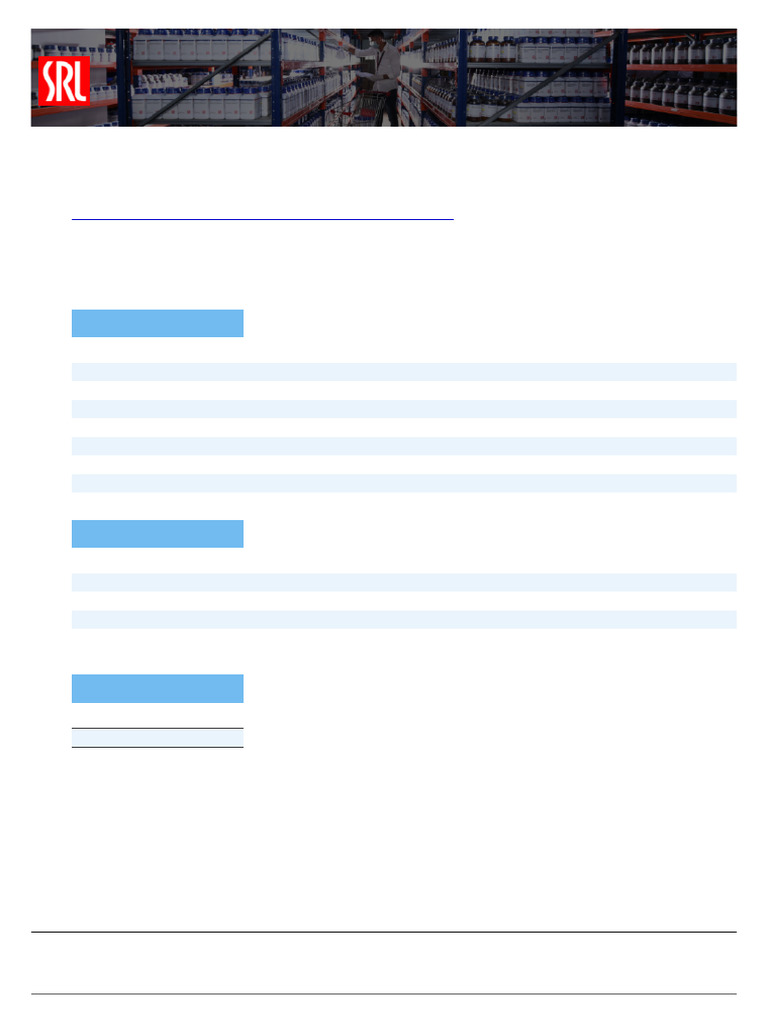 PEG 6000 Powder Specs & Details | PDF | Polyethylene Glycol | Chemical Substances