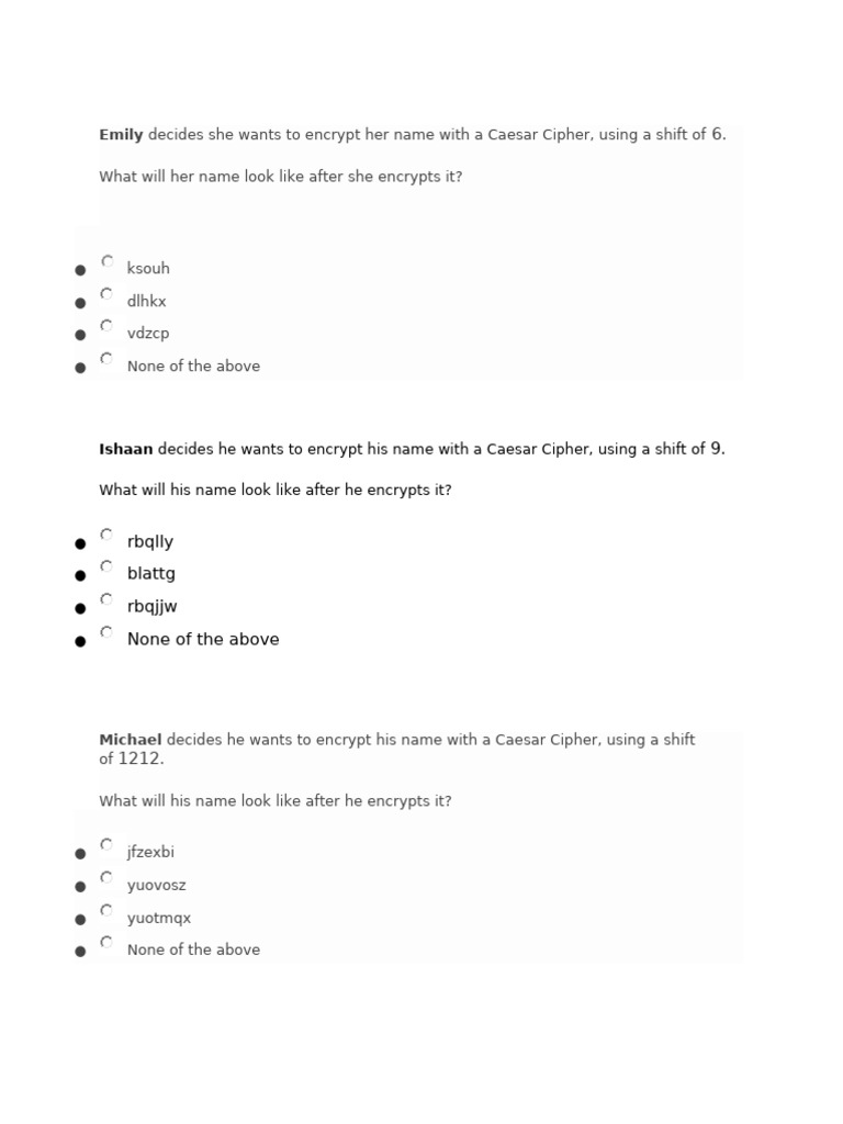 Cryptology Exercise | PDF Cryptology Exercise | PDF