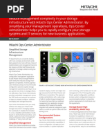 Hitachi Virtual Storage Platform One Block Datasheet | PDF | Data Center | Cloud Computing