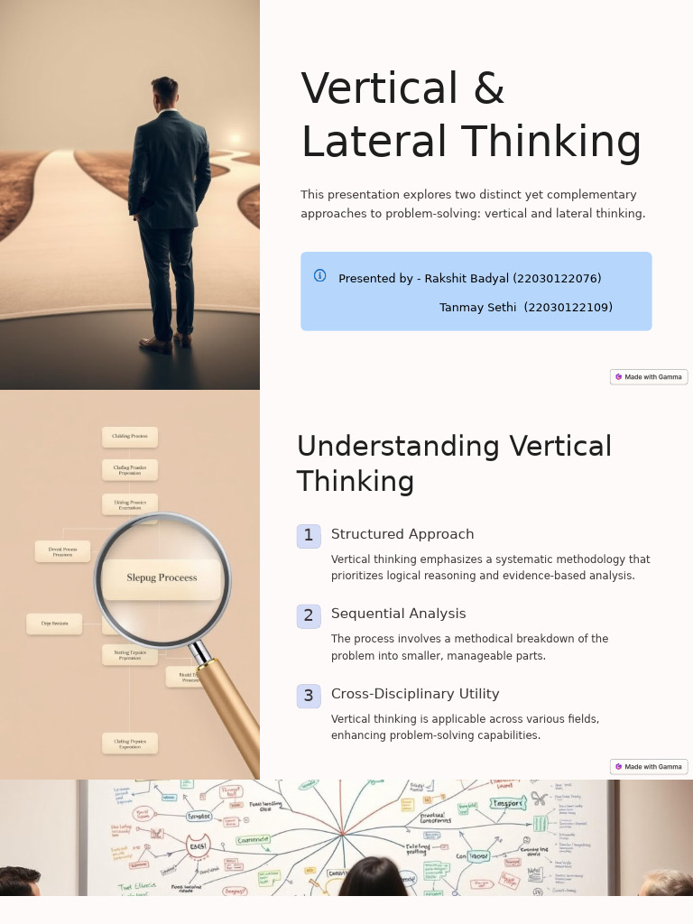 Problem-Solving: Vertical vs. Lateral | PDF | Thought | Creativity