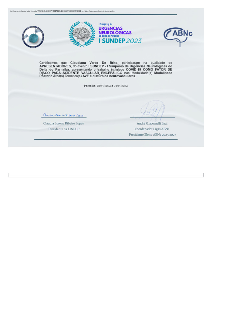 Certificado Trabaljo Sundep | PDF