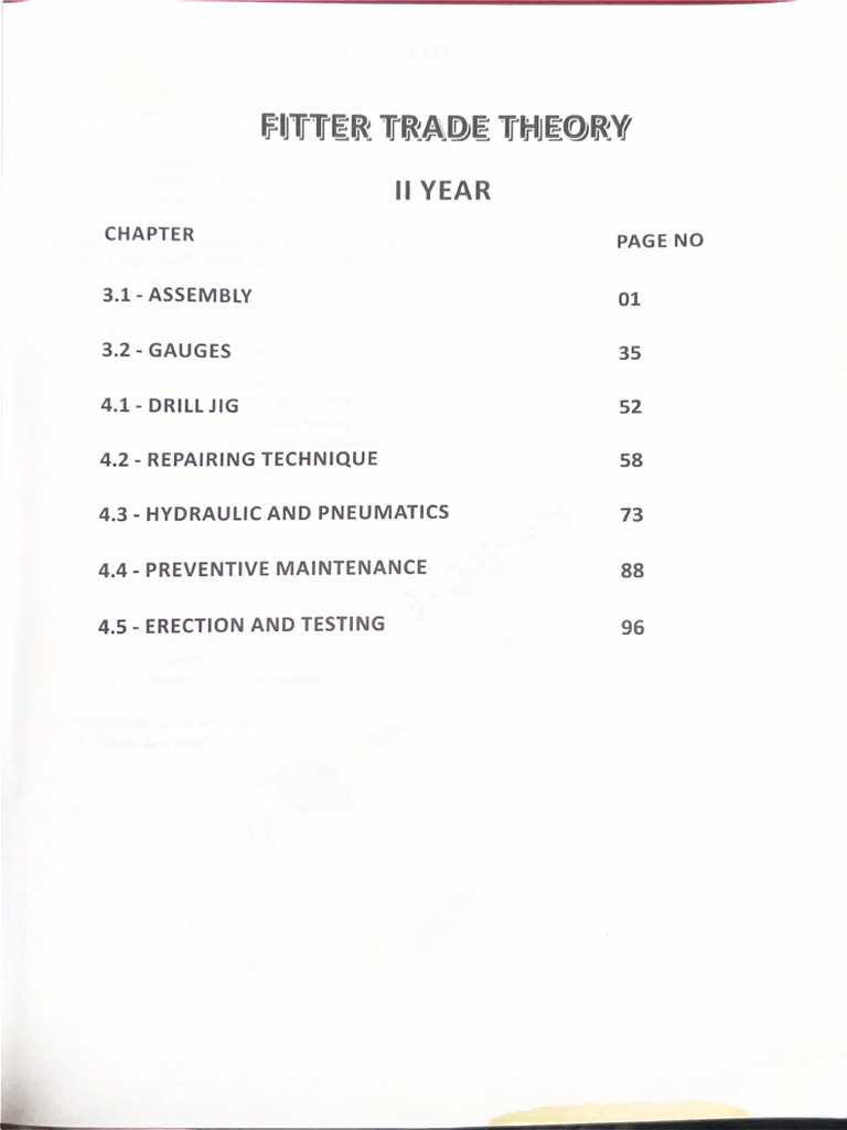 Fitter Trade Theory | PDF