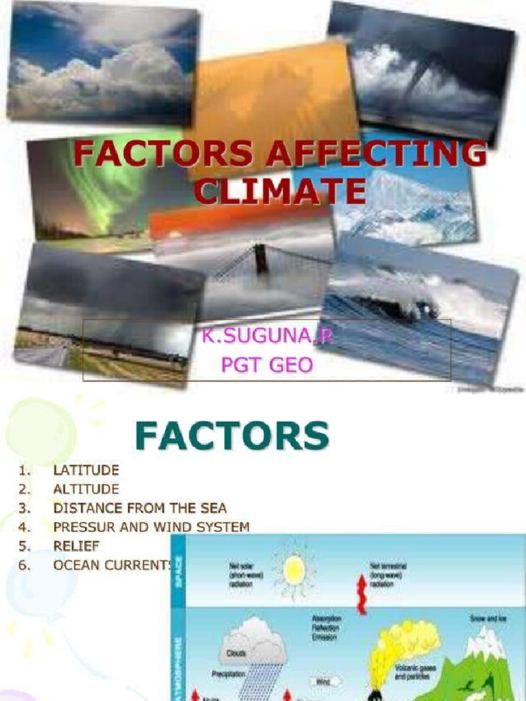 Science 9 Factors Affecting Climate | PDF