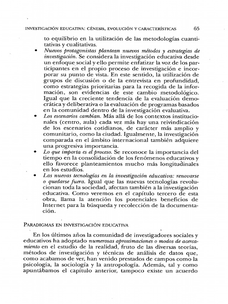 Investigacion educativa RAFAEL BISQUERRA ALZINA 63 77 PDF Paradigma