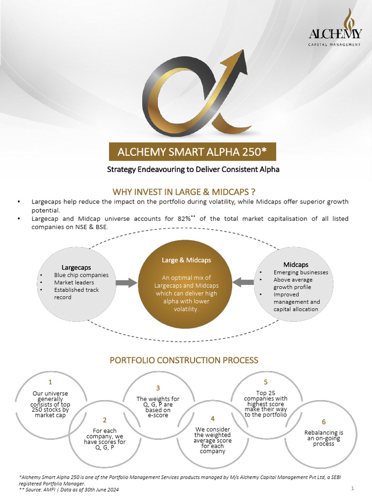 Alchemy Smart Alpha 250 Feb25 | PDF | Investing | Risk
