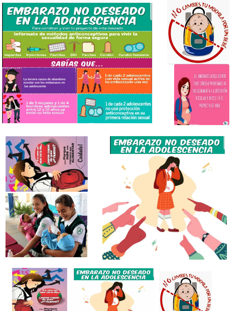 Embarazo No Deseado en La Adolescencia Presentación | PDF