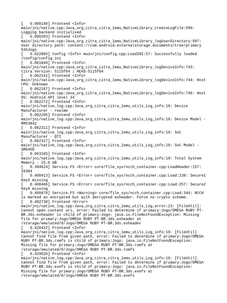 citra_log | PDF | Software | Computing