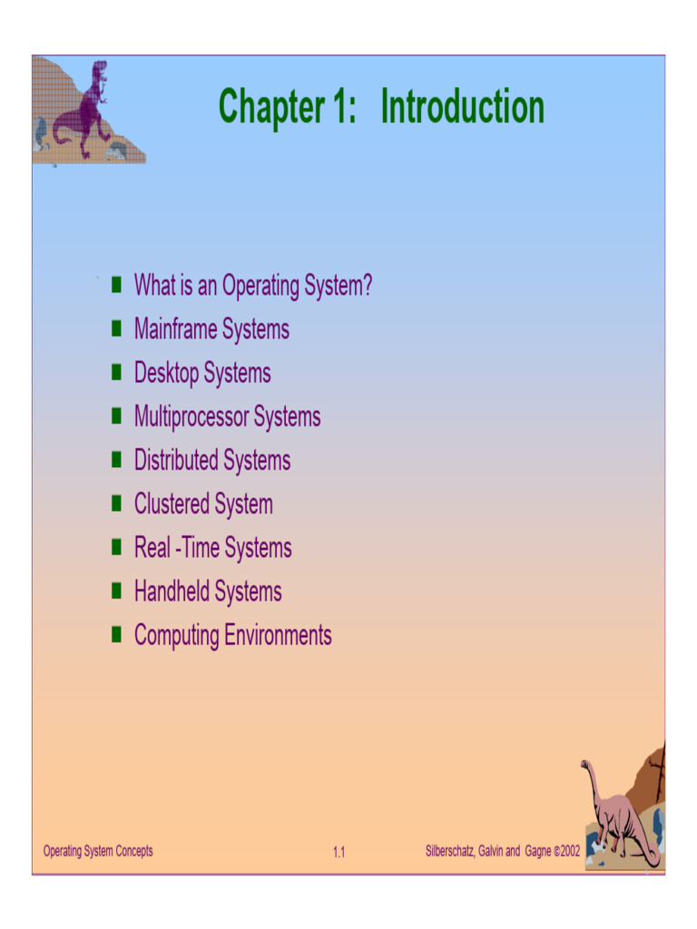 CH1 | PDF | Operating System | Computer Cluster