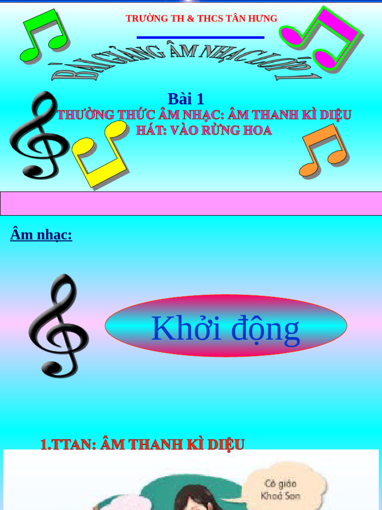 Am Nhac 2 Tiet 1 TTAM Am Thanh Ki Dieu Hat Vao Rung Hoa | PDF
