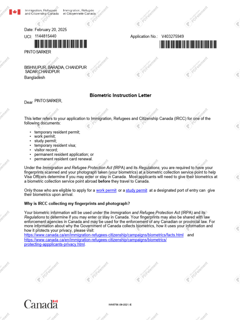 pinto | PDF | Immigration Law | Immigration