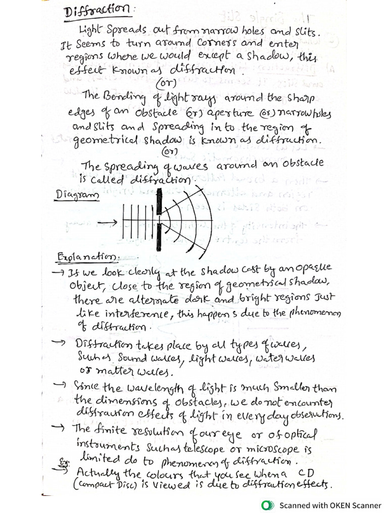 Unit - 4, Wave Optics-1 | PDF