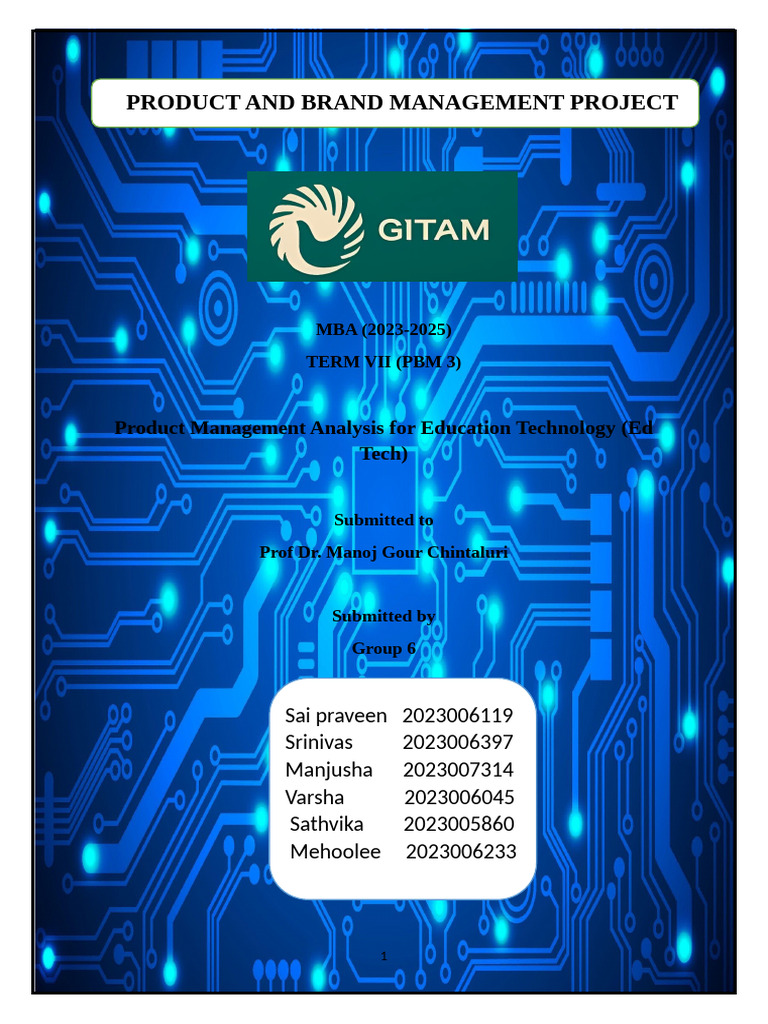 PBM Project Group 6 (1) 11 | PDF | Business