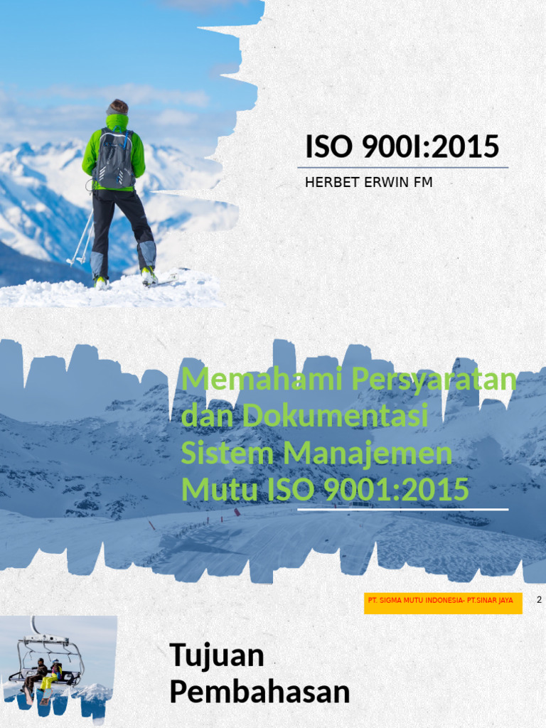 Pelatihan Iso 900i-2015 | PDF | Quality Management | Quality Management ...