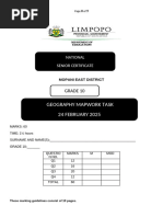 Grade 10 Mapwork Task 2024 | PDF | Geographic Information System ...