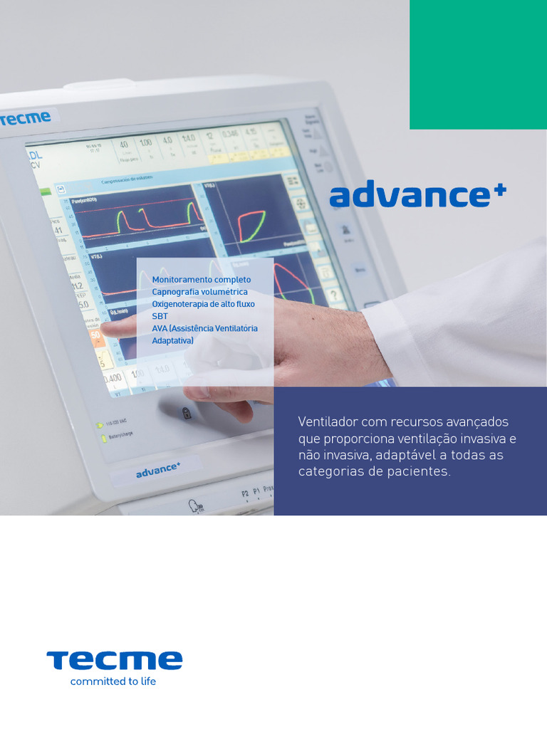 Ventilador Avançado com Capnografia e SBT | PDF | Respiração | Medicina ...