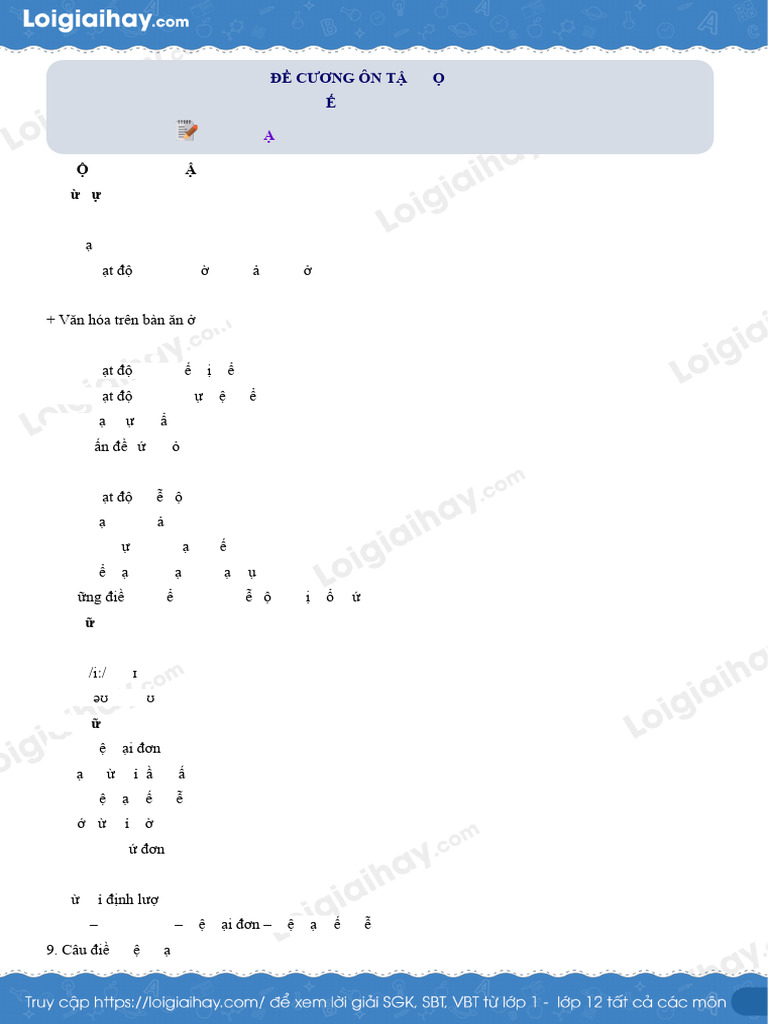De Cuong On Tap Hk1 Tieng Anh 7 Right On Co Dap An 1703226194 | PDF