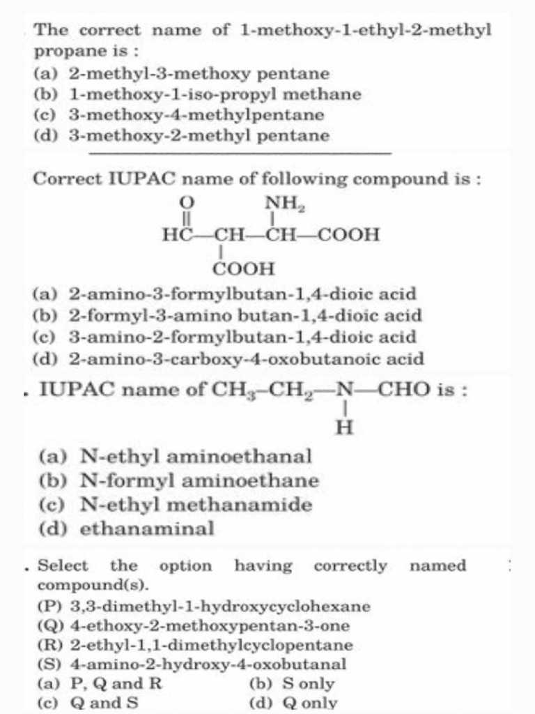 Iupac Nomenclature 240213 102400 | PDF
