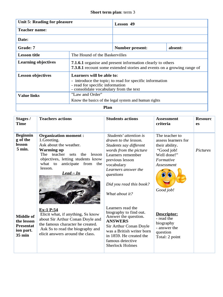 LP Excel 7 MSA Term 3 | PDF | Curriculum | Human Communication