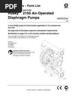 Manual Graco Husky 1050 | PDF | Pump | Valve