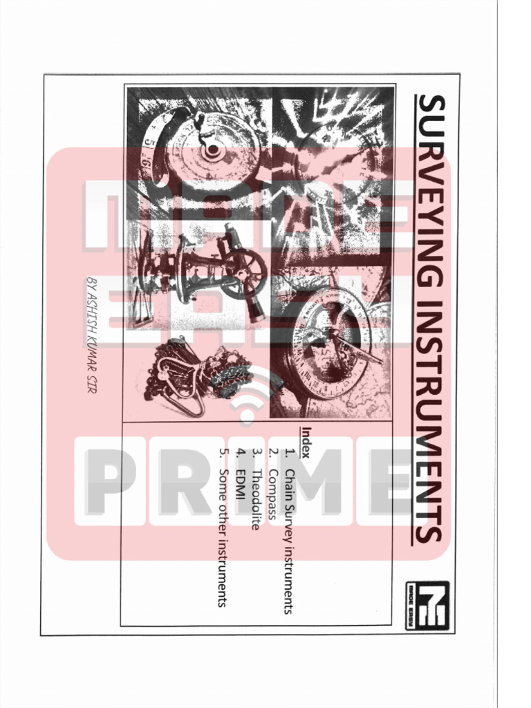 Surveying Instruments Notes | PDF