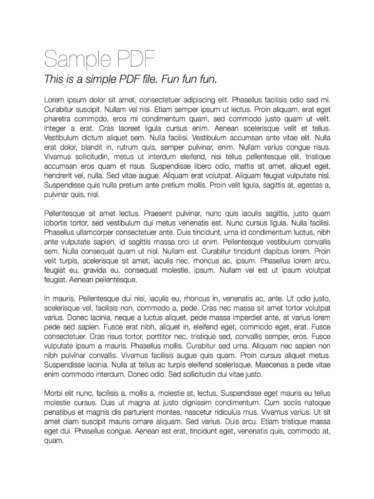 Sample | PDF