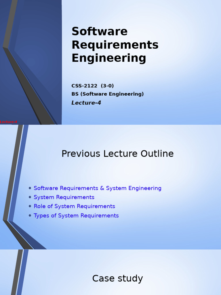 Lecture-4-Requirements Development Management | PDF | Computing | Systems Engineering