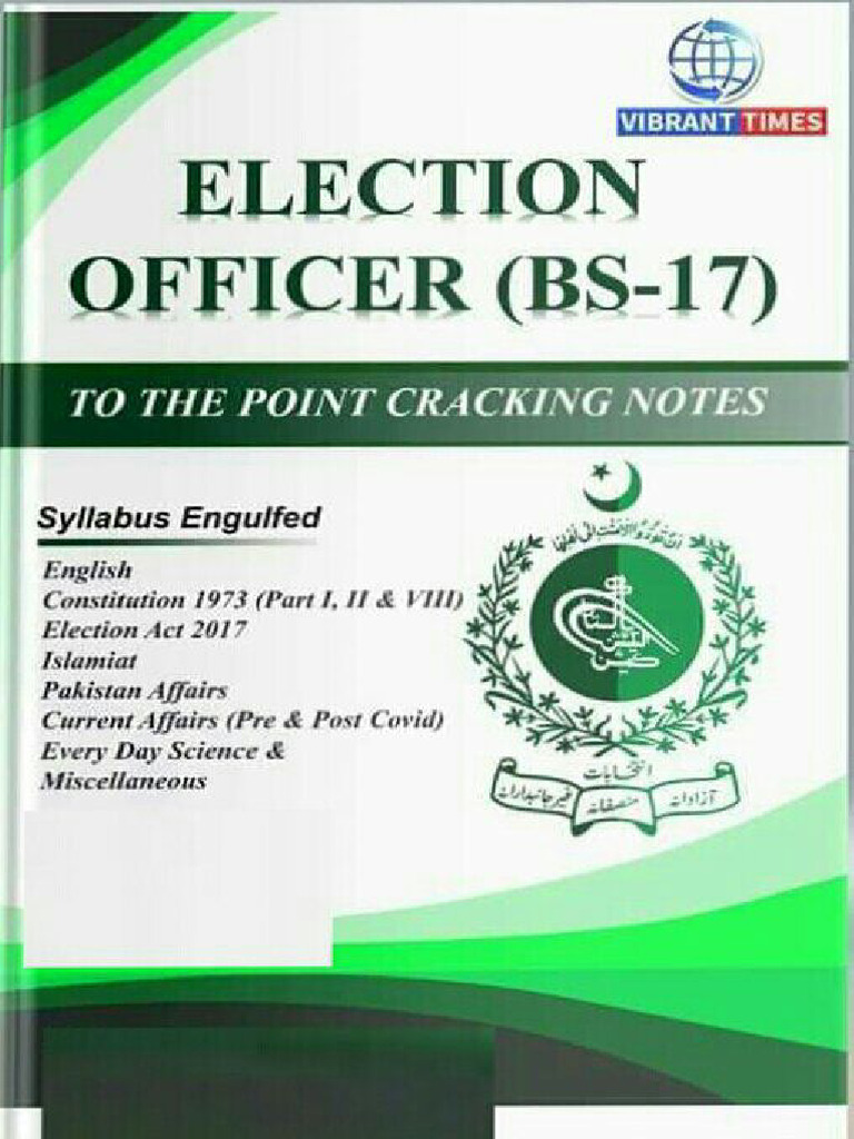Election Officer Book | PDF