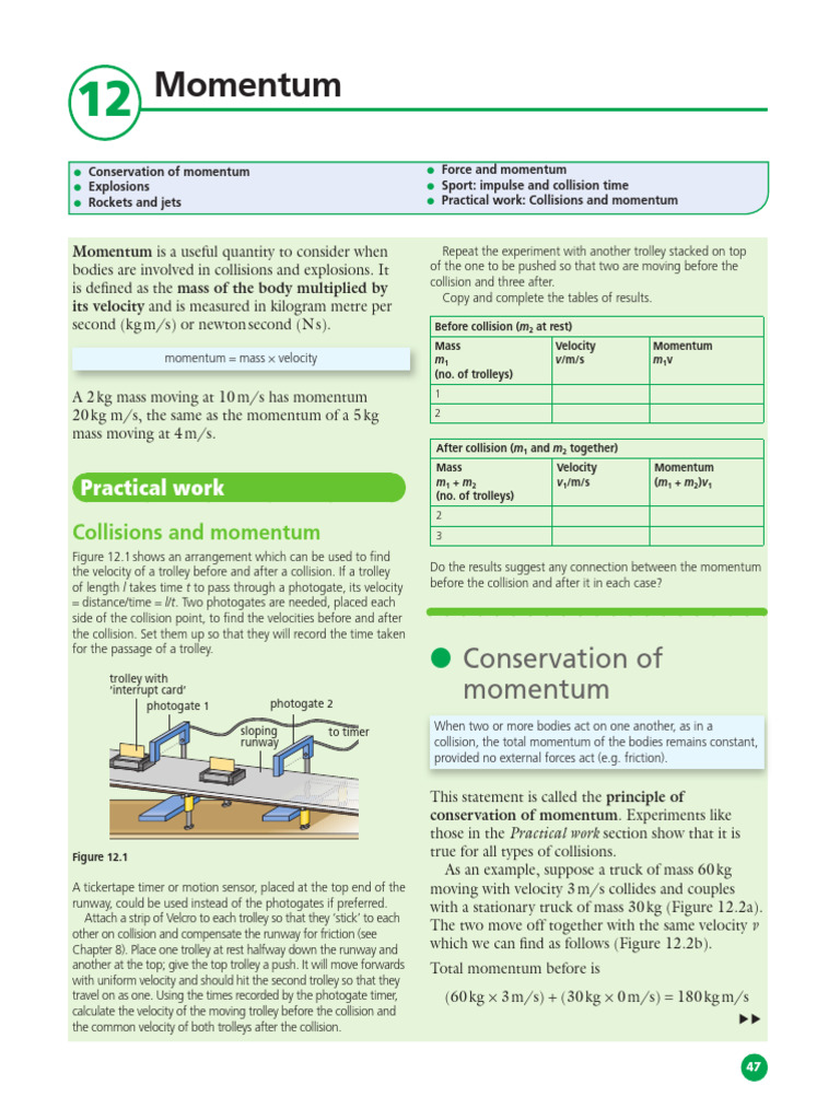 Understanding Momentum in Physics | PDF | Momentum | Rocket