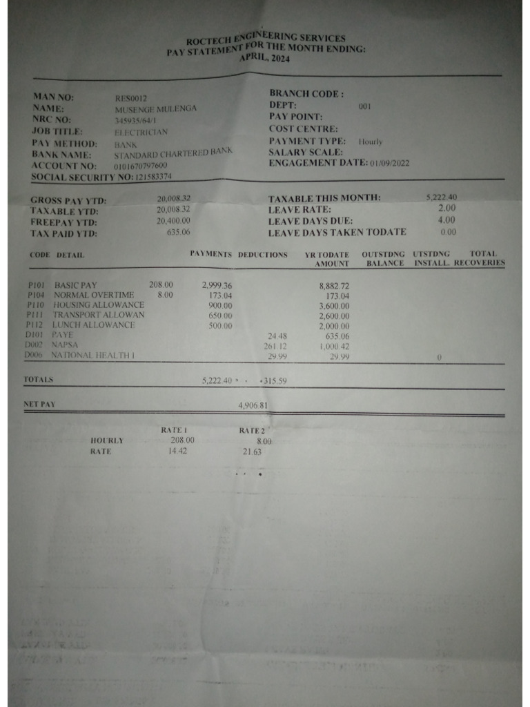 Payslip | PDF
