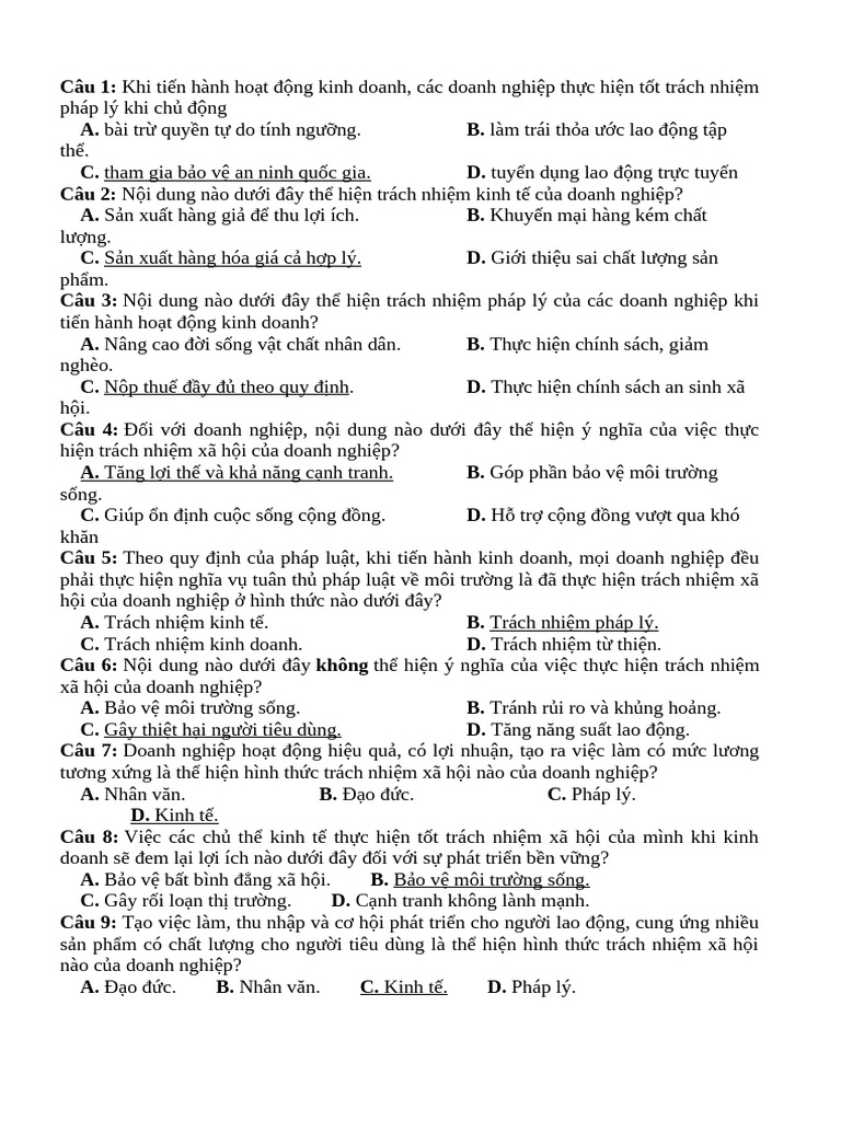 Bài 6 KTPL 12 | PDF