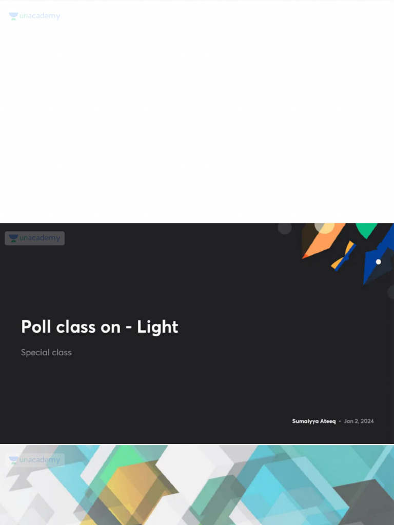 Poll Class On Light With Anno | PDF