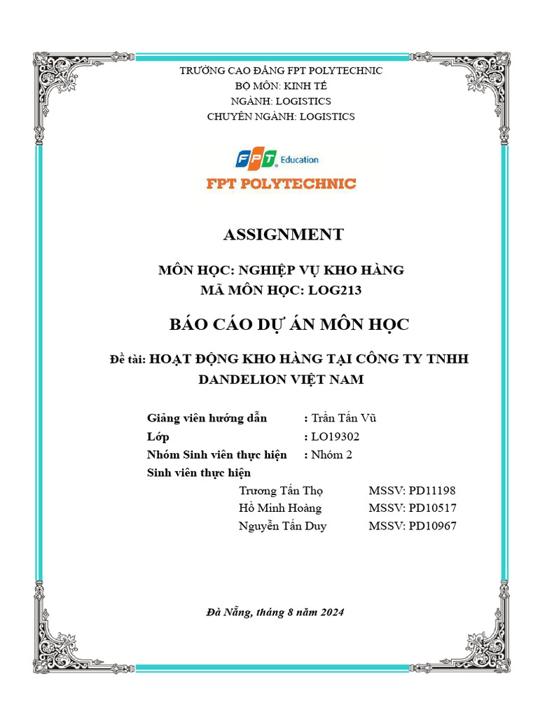 LOG213 QTKH-Outline | PDF