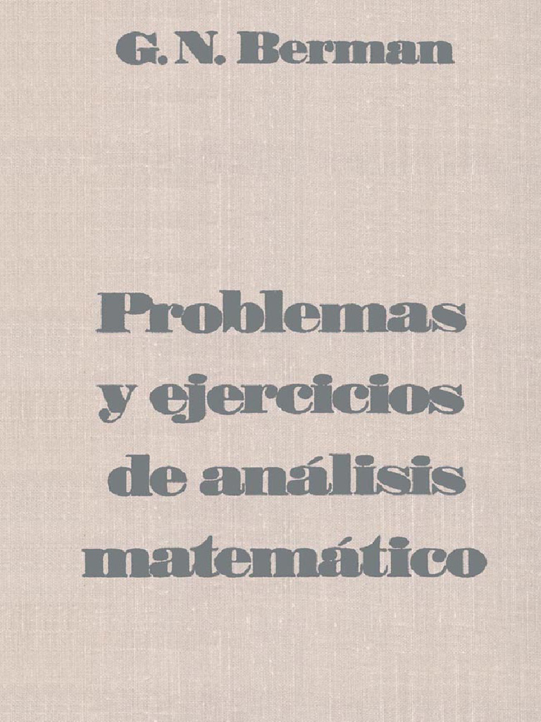 Problemas y Ejercicios de Analisis Matem | PDF