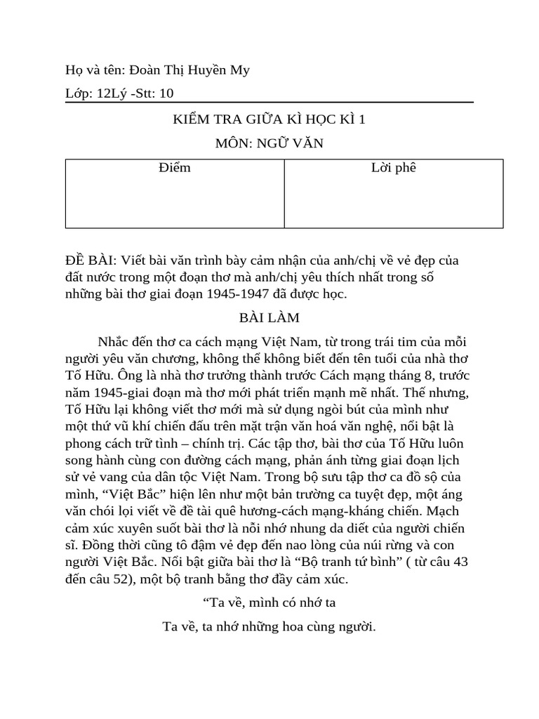 KTGK - Huyen My | PDF