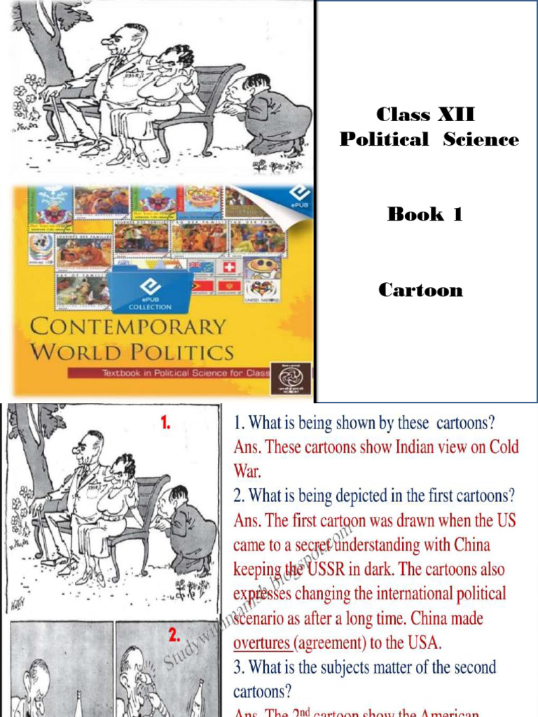 Class XII BK 1 Cartoons-1 | PDF