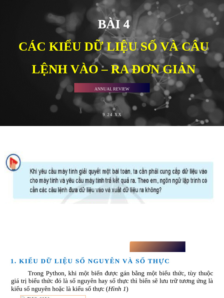 13 Bai f4 Cac Kieu Du Lieu So Lenh 6594aeff9a86096907 | PDF
