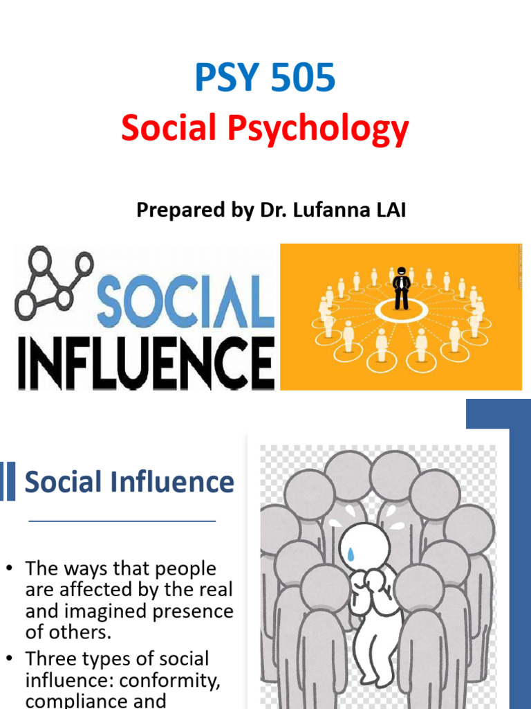 [PDF]F21PSY505(Social Influence) | PDF | Conformity | Psychology