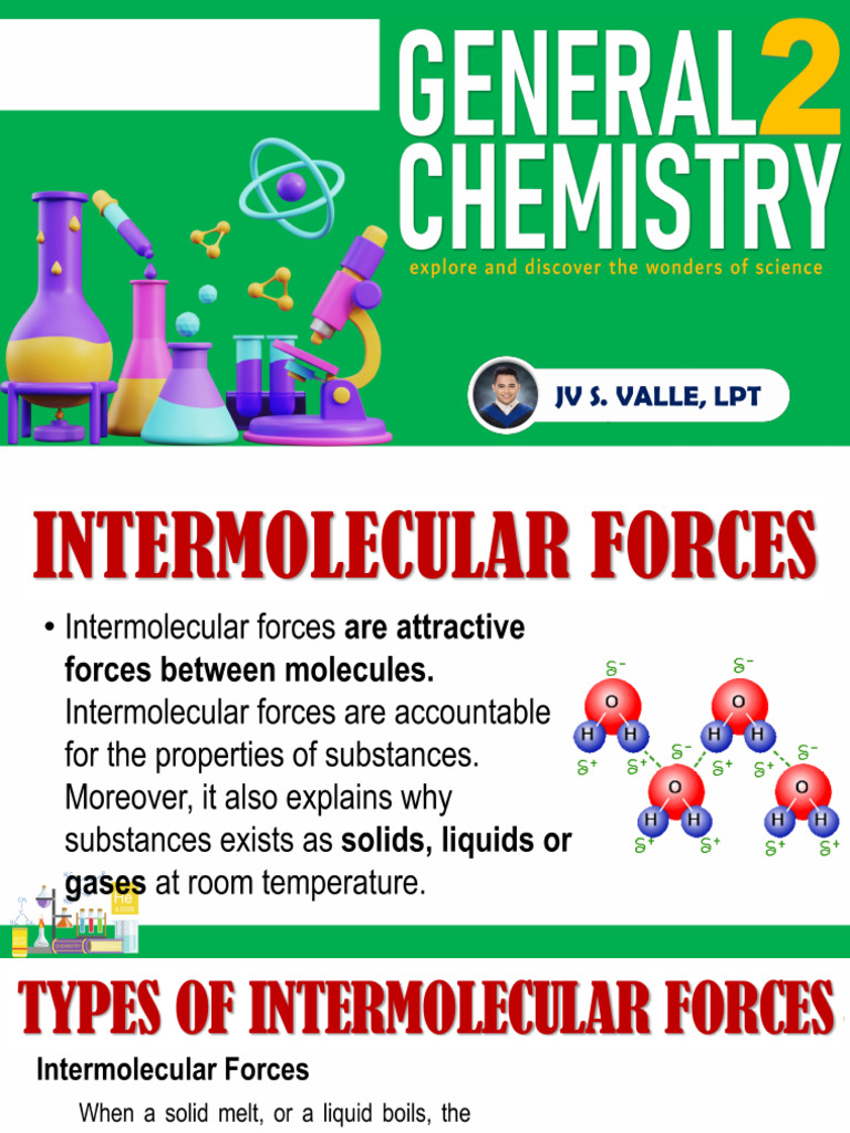 Types of Intermolecular Forces Explained | PDF